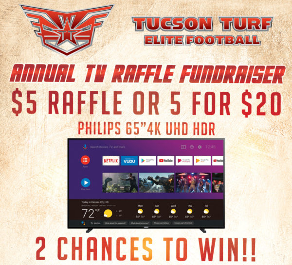 Annual TV Raffle Fundraiser – Tucson Turf Elite Football – Powered by ...